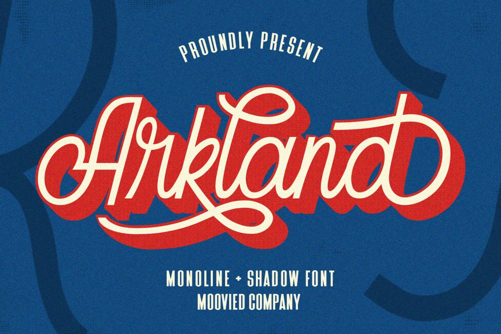 Arkland Monoline + Shadow — Typetemp